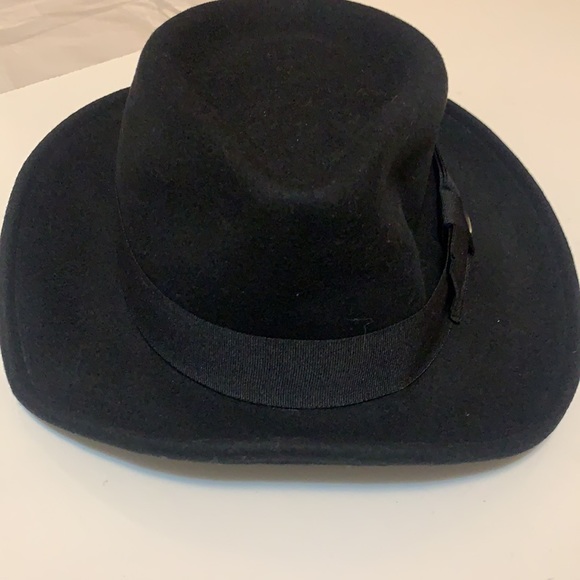 Scala | Accessories | New Scala Wool Fedora Hat Handmade Black Boho ...